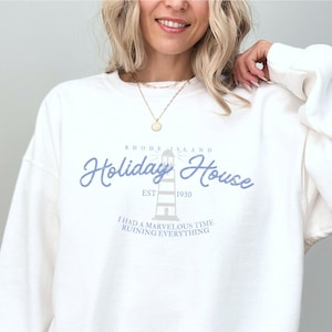 Shopeddielane Original Holiday House Rhode Island Crewneck Sweatshirt ...