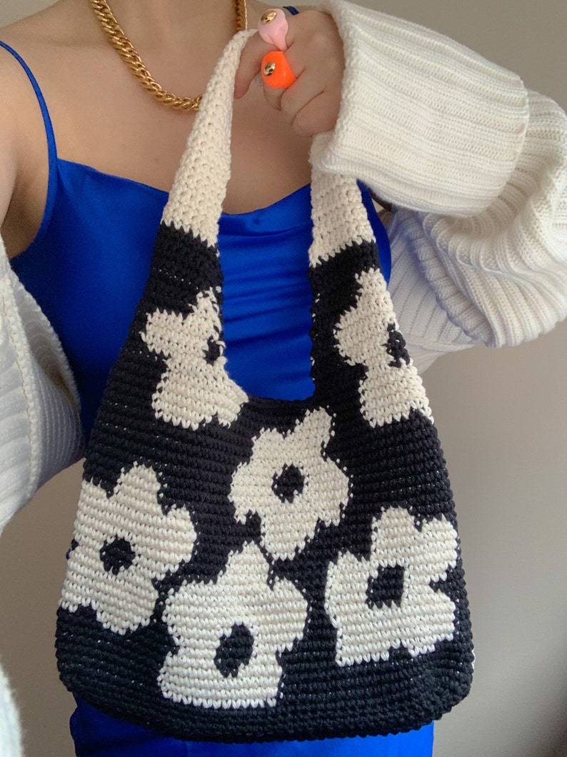 Crazy Daisy Purse Crochet Edition Crochet Pattern - Etsy