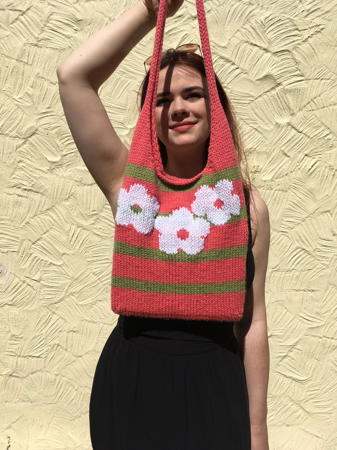 Crazy Daisy Purse Knit Edition Knitting Pattern | Etsy