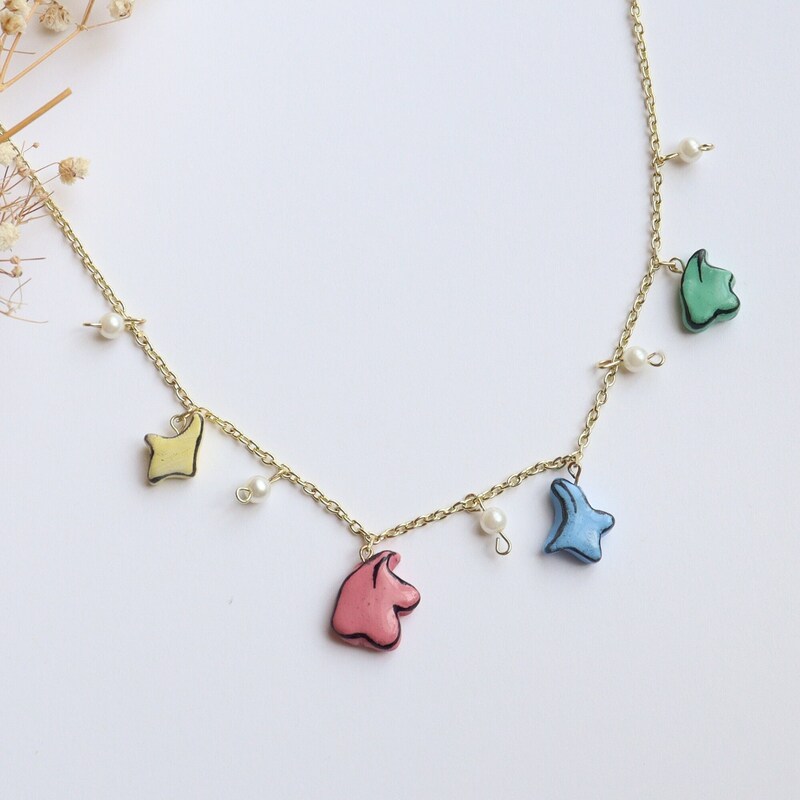 Clay Charm Necklace - Etsy