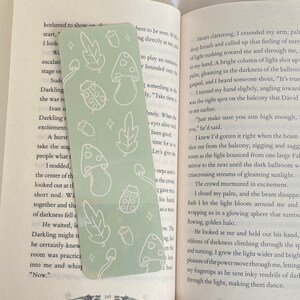 Green Forest Bookmark | Illustrated Bookmark, Cute Bookmark, Green ...