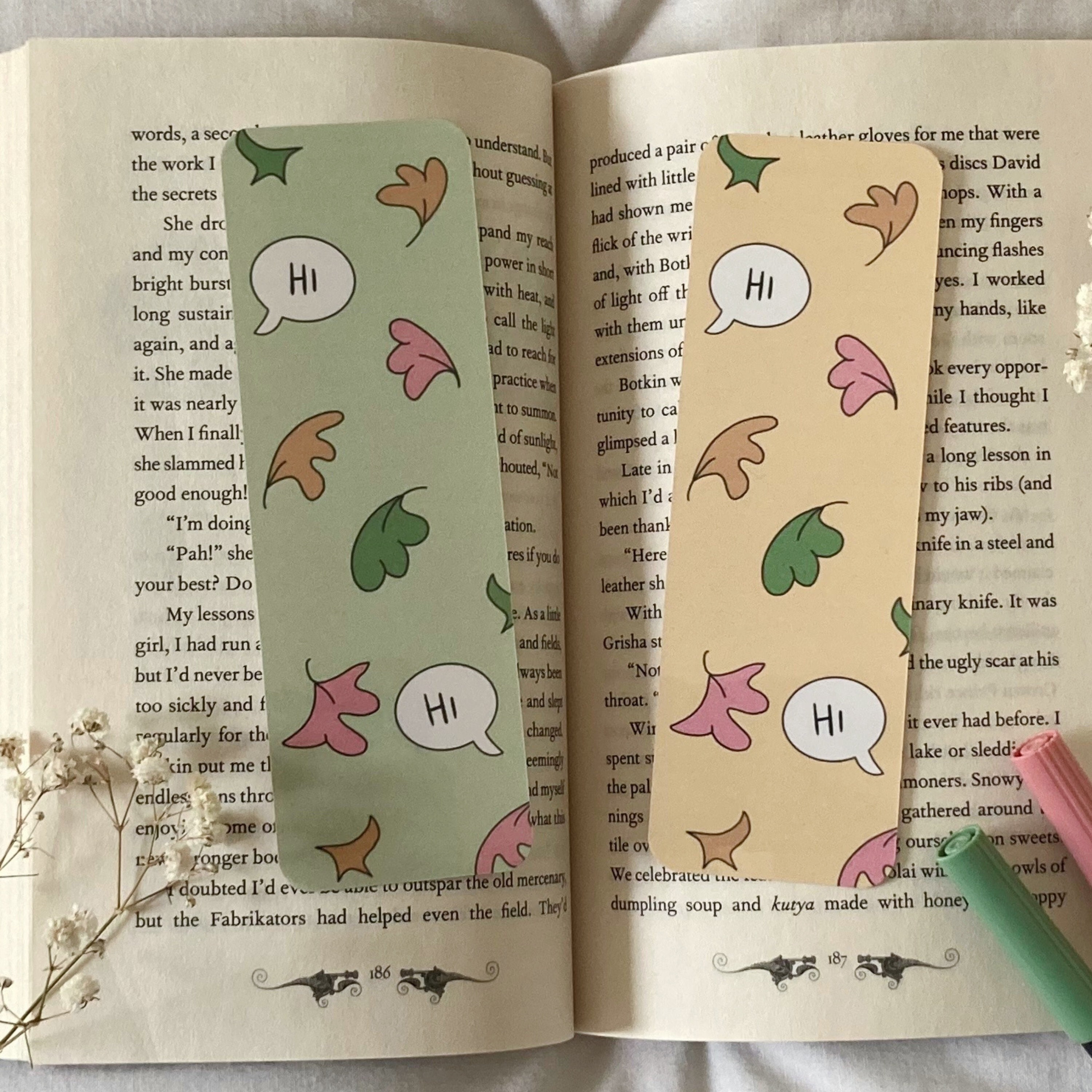 Heartstopper Bookmark Charlie and Nick Heartstopper Leaves - Etsy UK