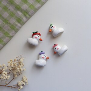 Clay Duck Mini Duck Figurine, Clay Figure, Mini Trinket, Dest Pet - Etsy