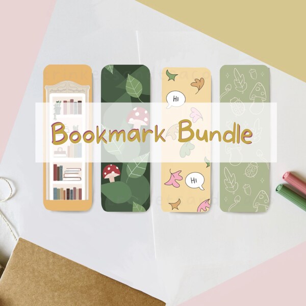 Bookmark Set - Etsy