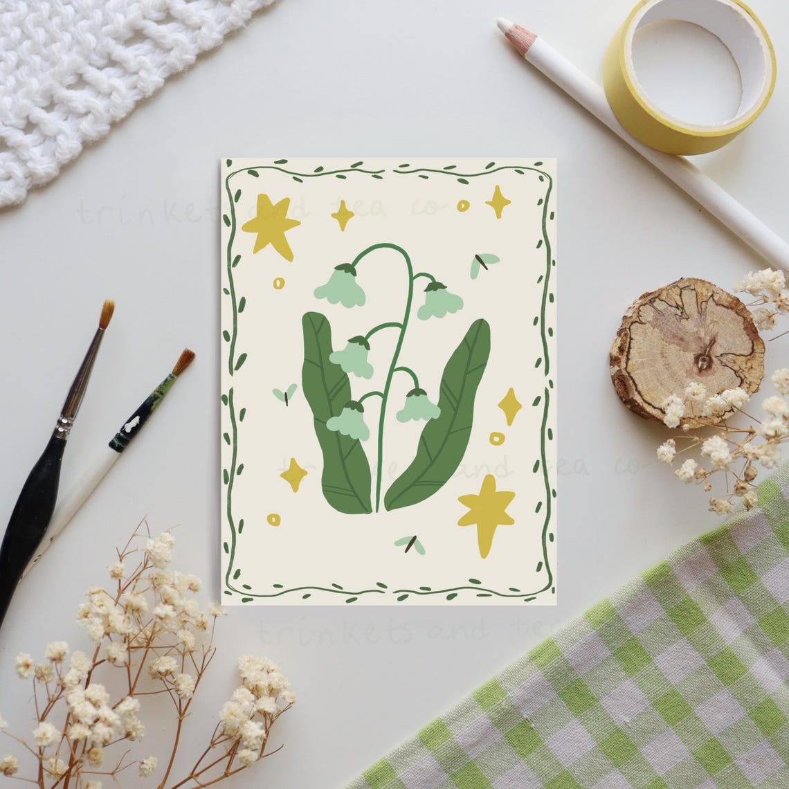 Whimsy Flower Print | Floral Art Print, Whimsy Art Decor, Mini Art ...