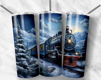 Polar Express 20oz Sublimation Tumbler Design PNG (Download Now) - Etsy