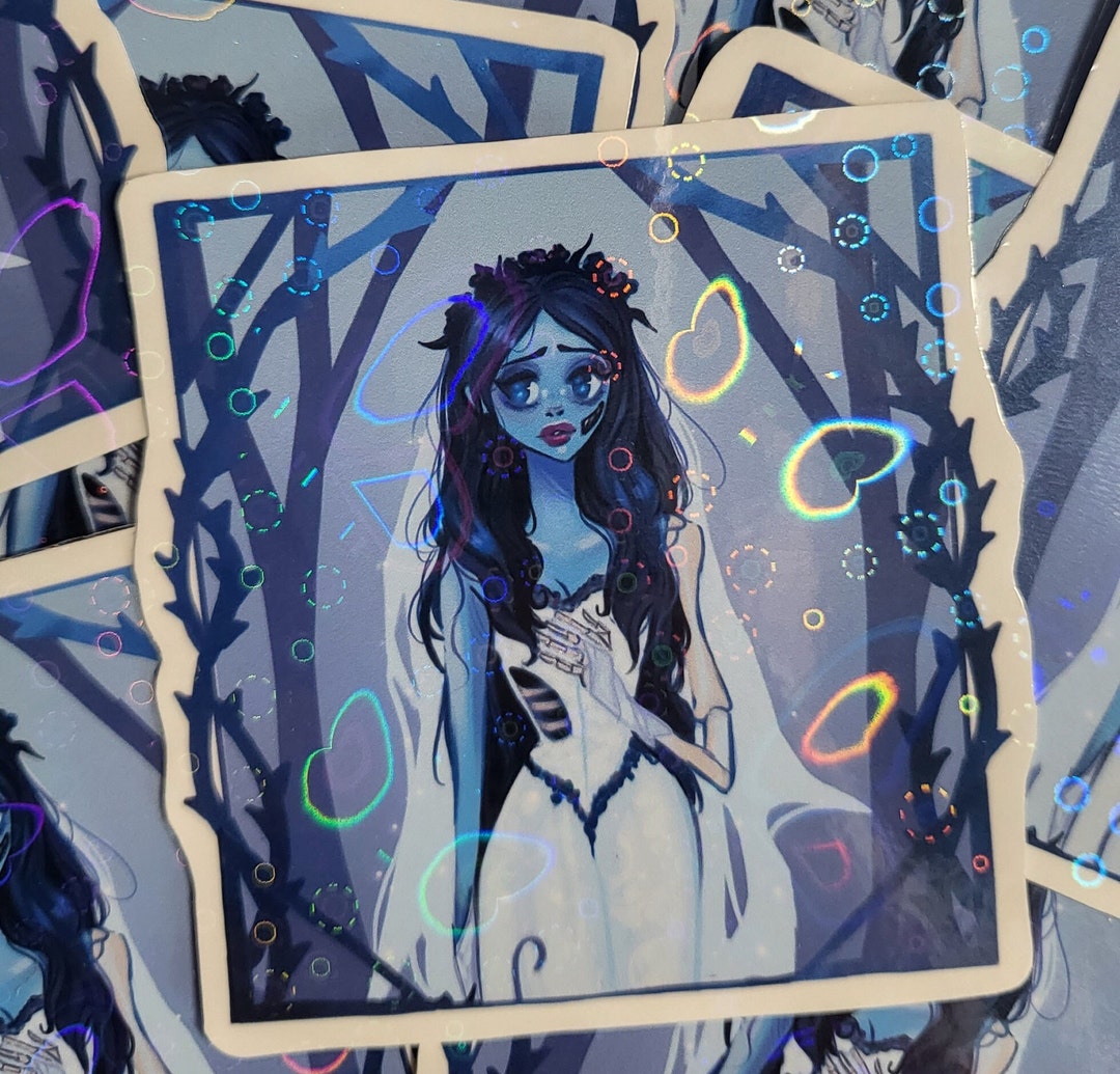 The Corpse Bride, Corpse Bride Art, Corpse Bride Stickers,holographic ...