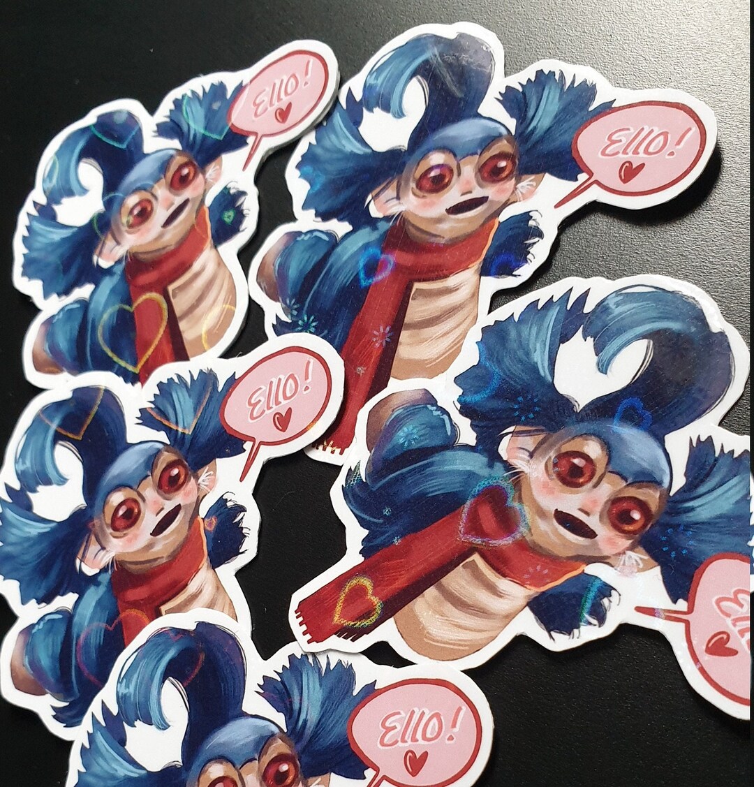 Labyrinth Worm Sticker/ Labyrinth Worm/ William the Worm/ Labyrinth ...