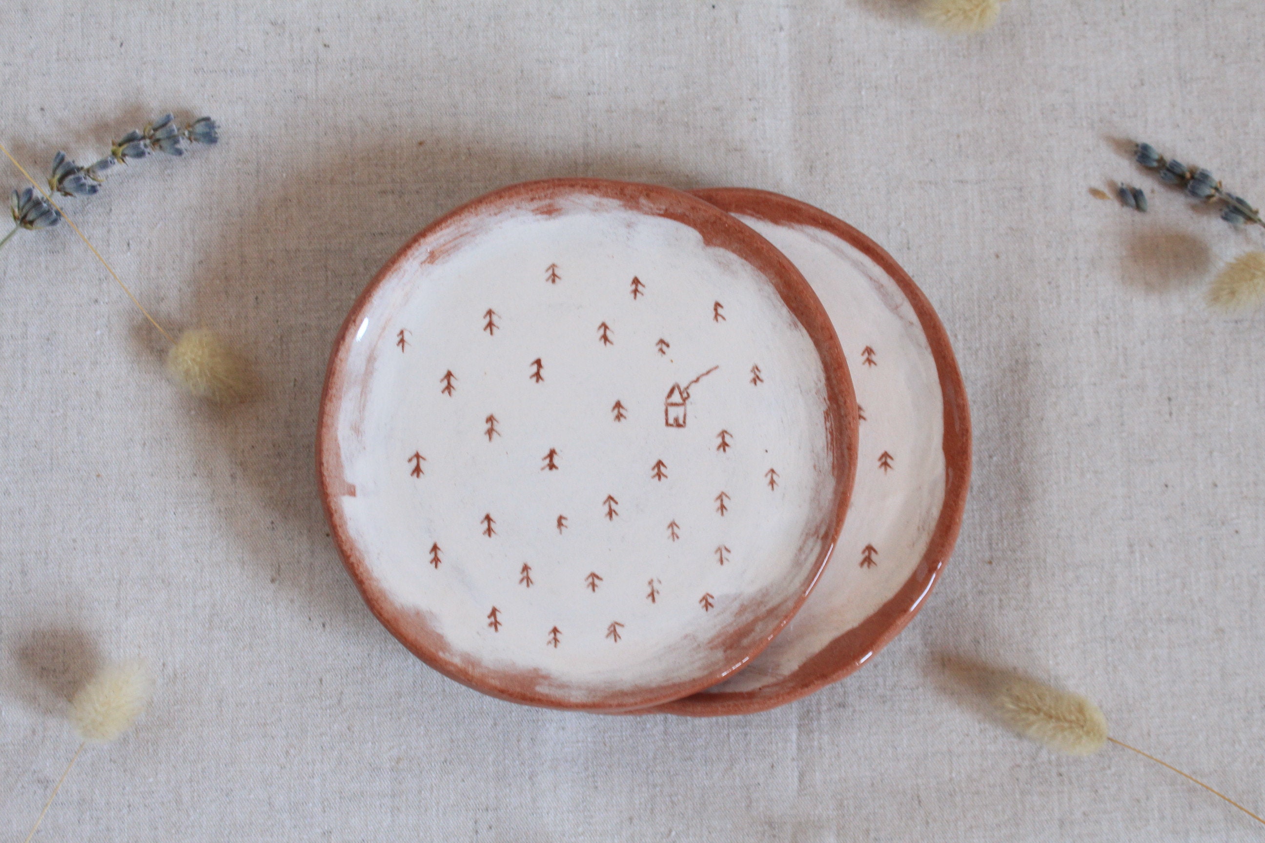 Handmade Red Clay Ceramic Plate, Hand Crafted Item, Father's Day Gift ...