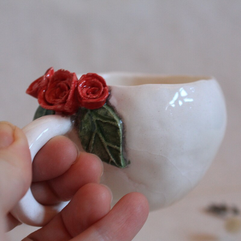 Ceramic Rose - Etsy
