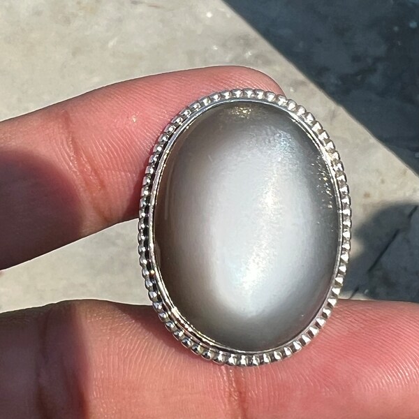 Moonstone Ring - Etsy
