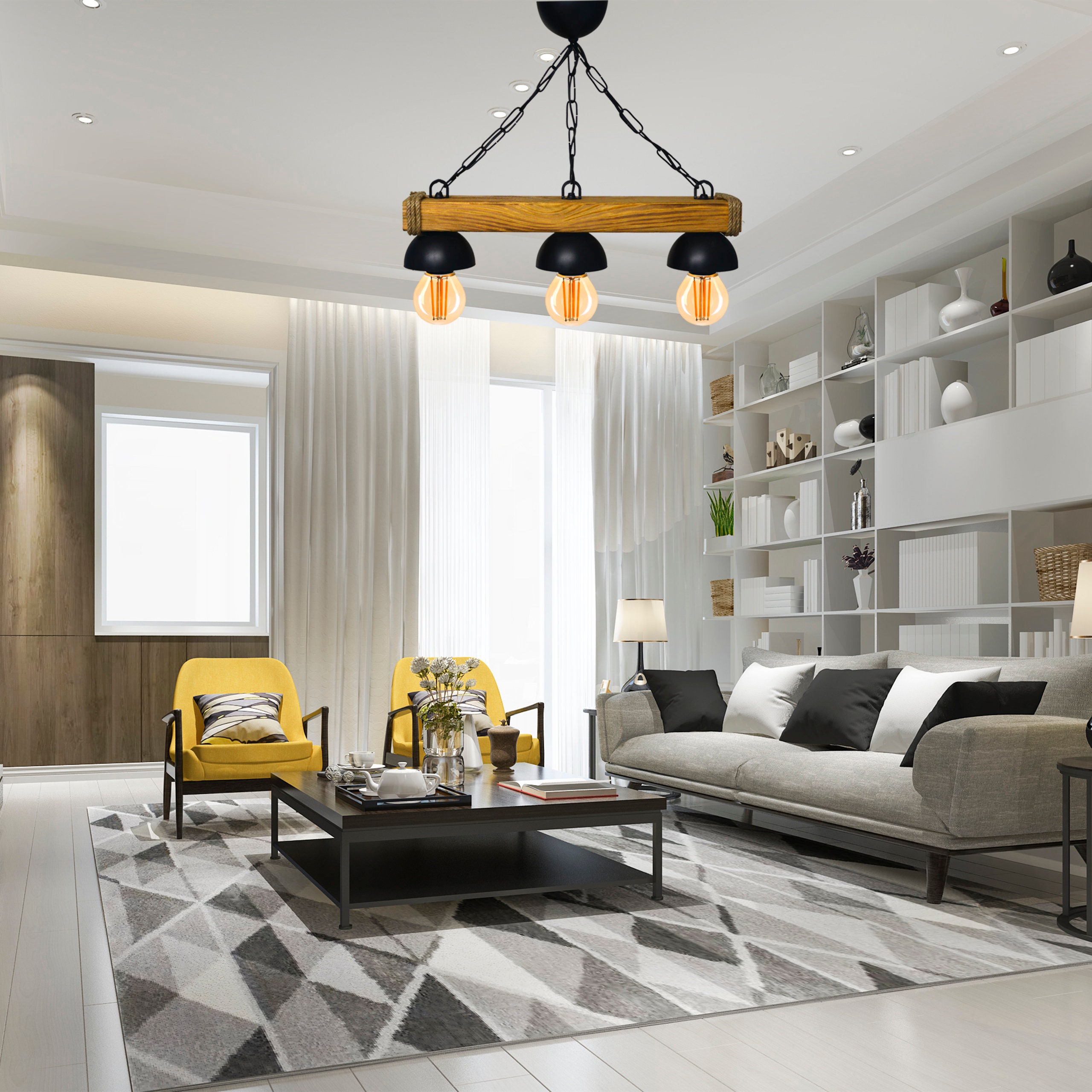 Ceiling Lights Lamps for Living Room Ceiling Lights Living - Etsy UK