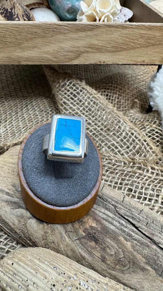 925 Sterling Silver Rectangle White Quartz Statement … - Gem