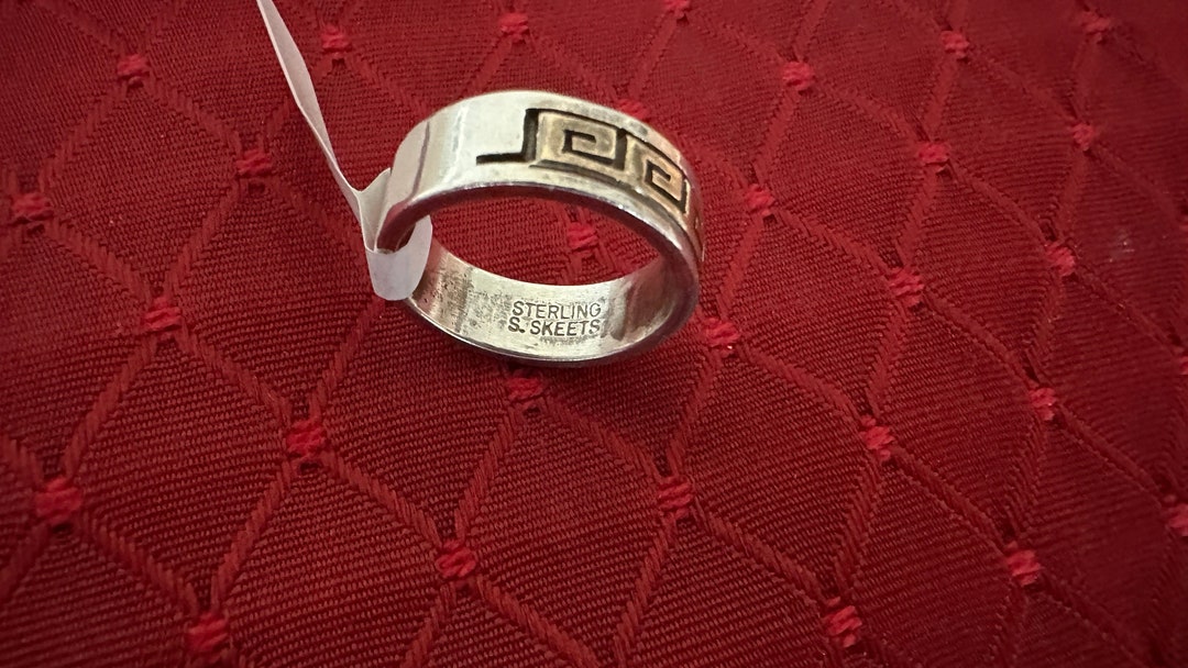 CLEARANCE - S. Skeets Navajo Scott Skeets Sterling & 14K Ring 925 ...