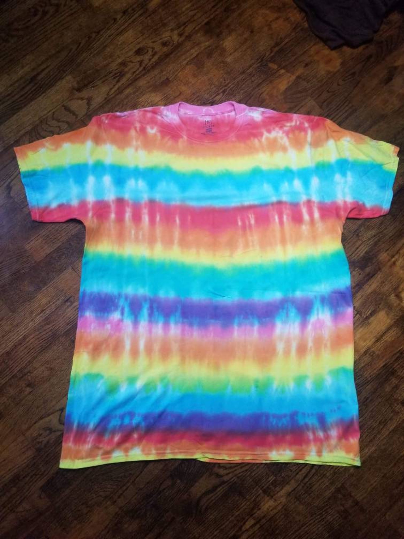 Rainbow Line Tie-dye 3 XLager | Etsy