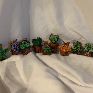 Toys legend of Zelda polymer clay korok 5 mini koroks Toys & Games Role ...