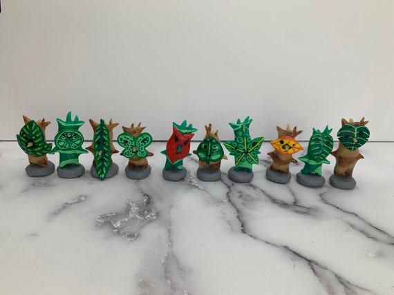 Toys legend of Zelda polymer clay korok 5 mini koroks Toys & Games Role ...