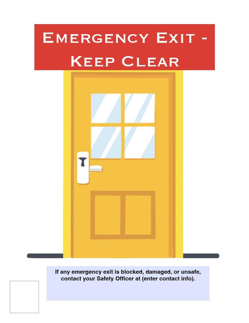 Editable Workplace Safety Poster Bundle | 5 Osha-inspired Printable ...