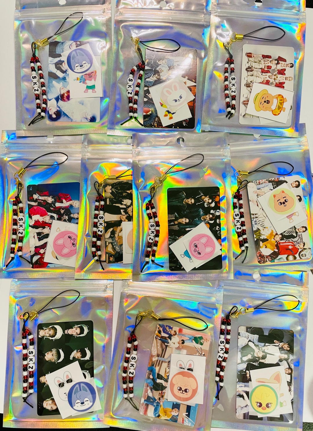 Stray Kids SKZ Keychain/phone Charm Pack - Etsy