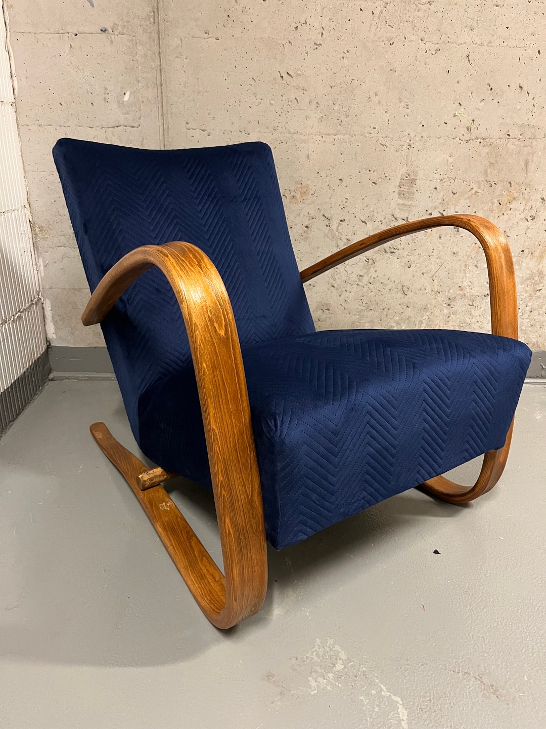 Halabala H269 Retro Armchair - Etsy