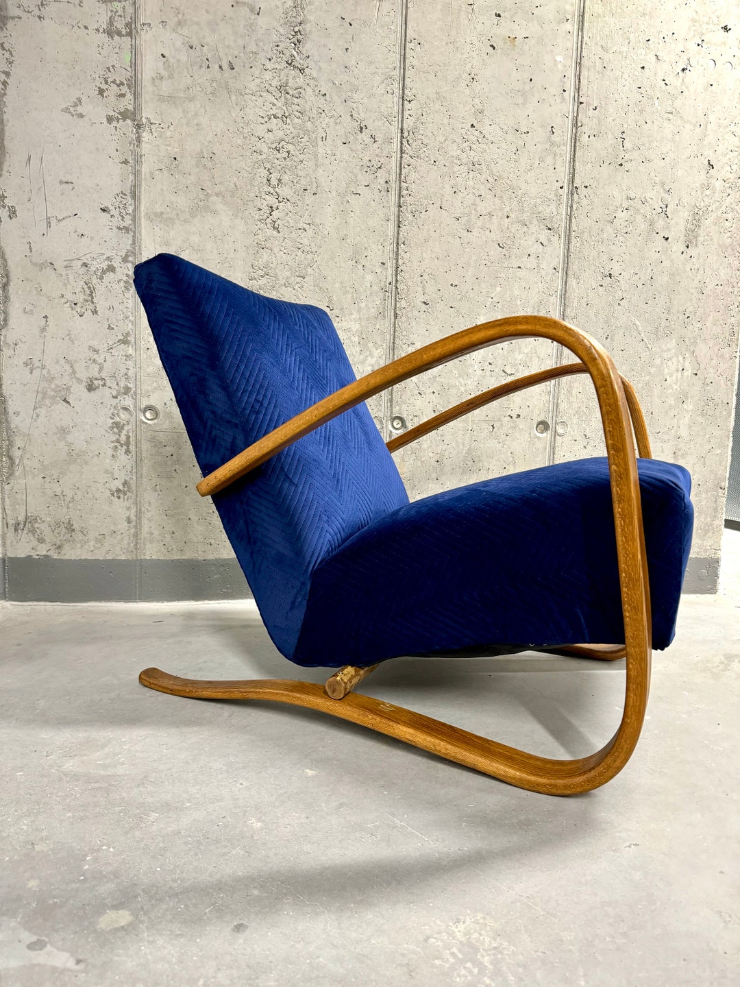 Halabala H269 - Retro Armchair - Etsy