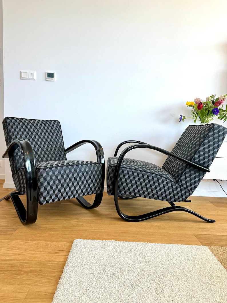 Halabala H269 Retro Armchair - Etsy