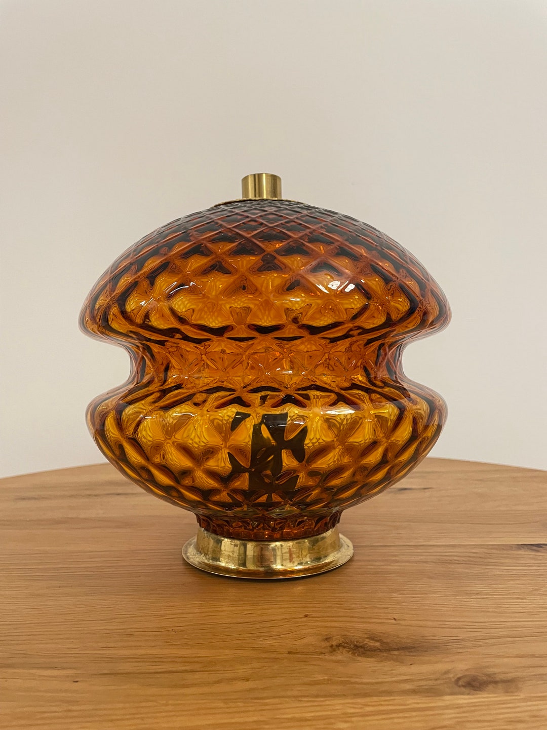 Table Lamp by Jablonecké Sklárny Works From 1970 - Czechoslovakia Lamp ...