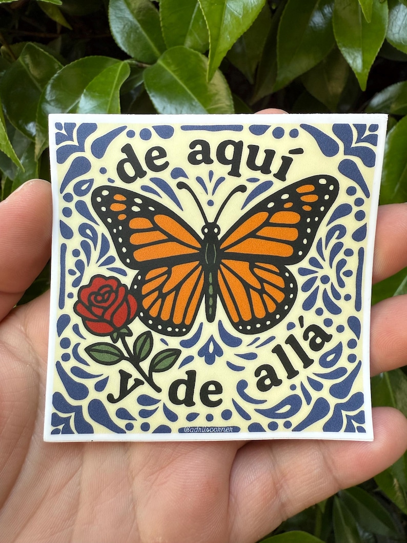 De Aquí Y De Allá Sticker - Etsy