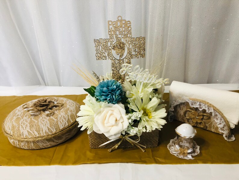 Baptism Floral Centerpieces, First Communion Floral Centerpieces ...