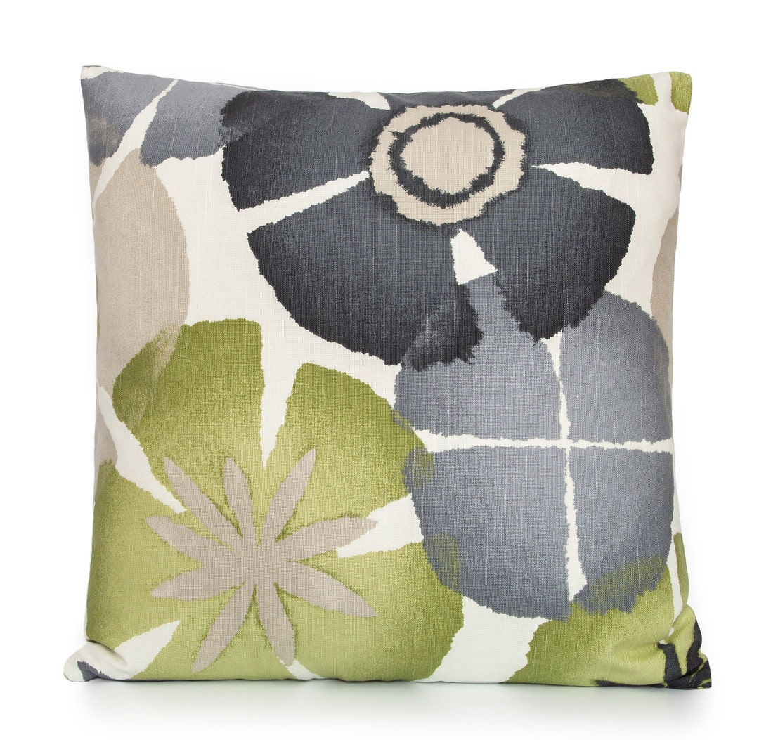 Robert Allen Pure Petals Greystone Contemporary Floral Design in Green ...
