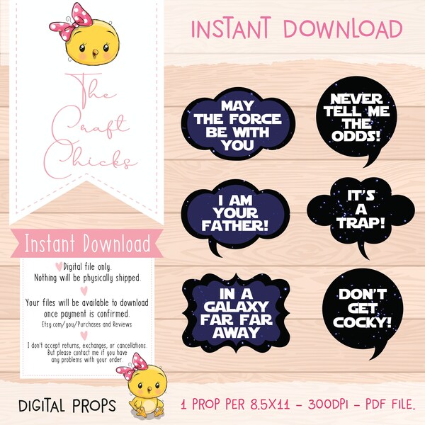 Photo Booth Props Star War - Etsy