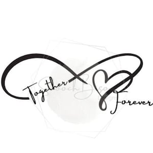 Together Forever. SVG File +. Bride and Groom. Wedding. Engagement ...