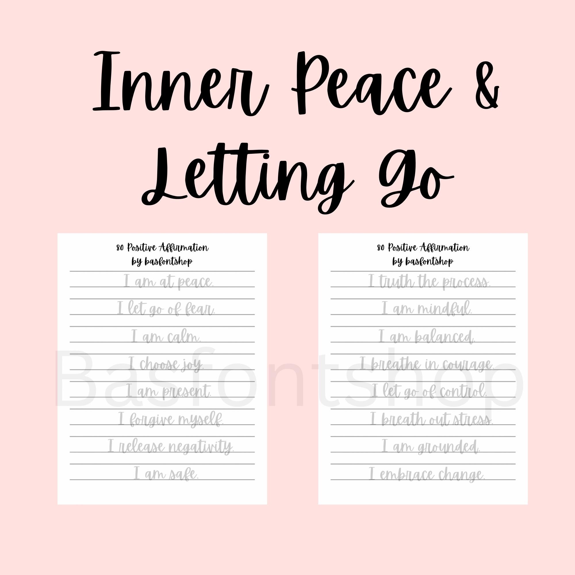 Positive Affirmation Calligraphy Workbook for Beginners: Calligraphy ...