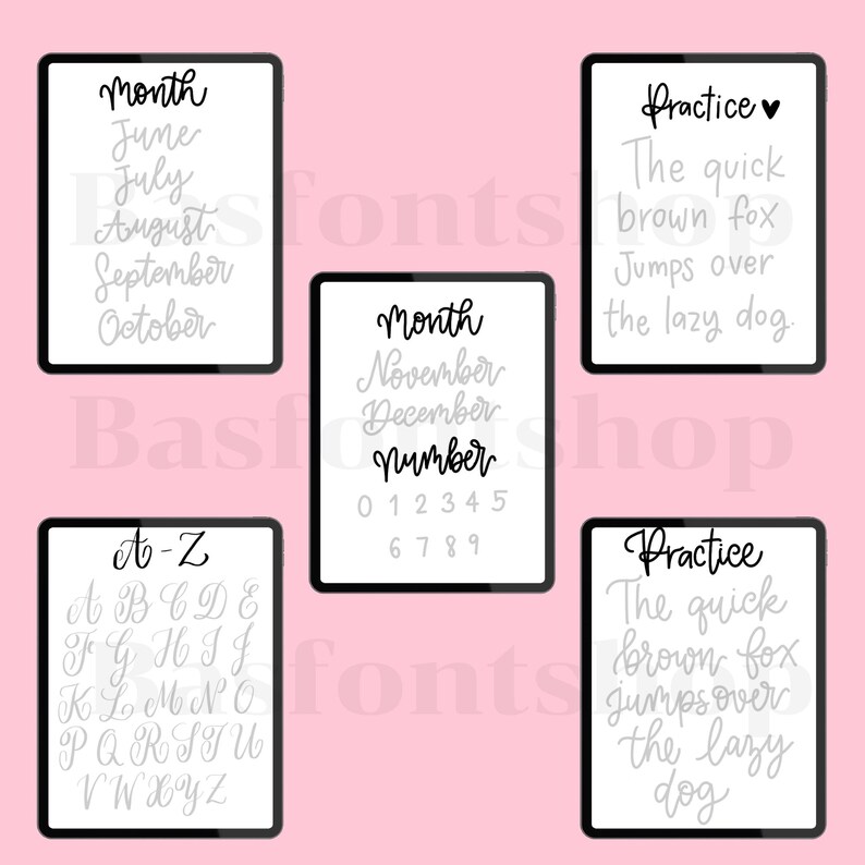 Handlettering Worksheet,trace Worksheet,lettering Worksheet,lettering ...