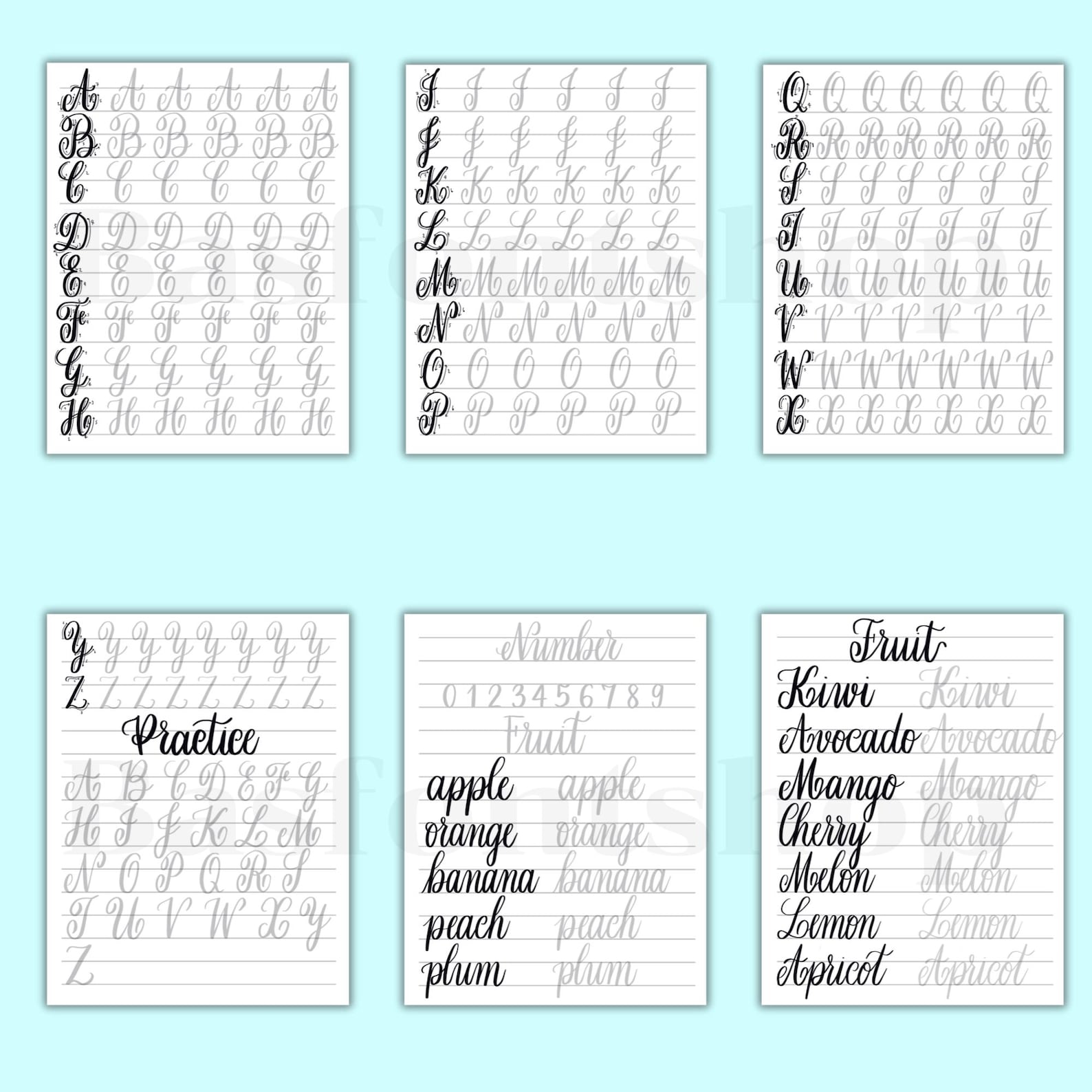 Calligraphy Practice for Beginner,calligraphy Workbook,trace Worksheet ...
