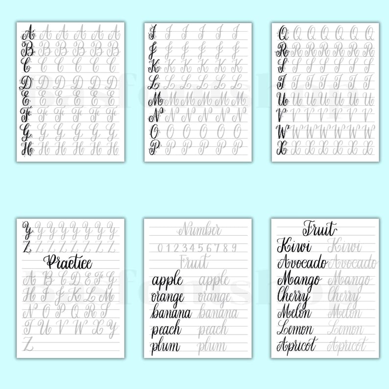 Calligraphy Practice for Beginner,calligraphy Workbook,trace Worksheet ...