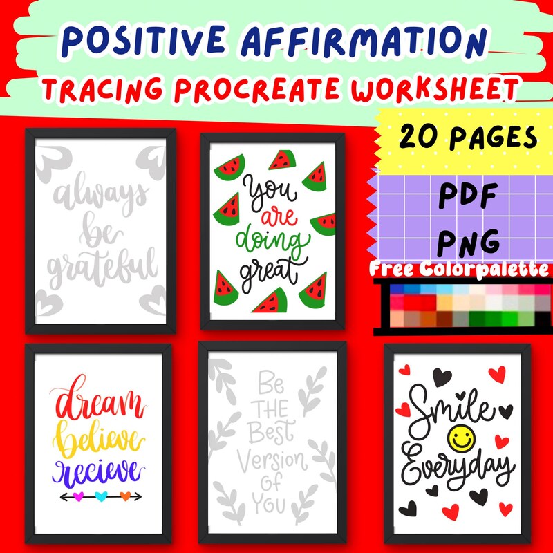 Doodle and Affirmation - Etsy