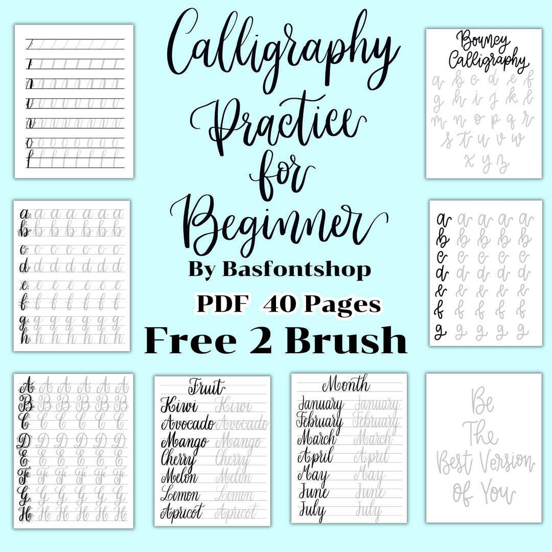 Calligraphy Practice for Beginner,calligraphy Workbook,trace Worksheet ...