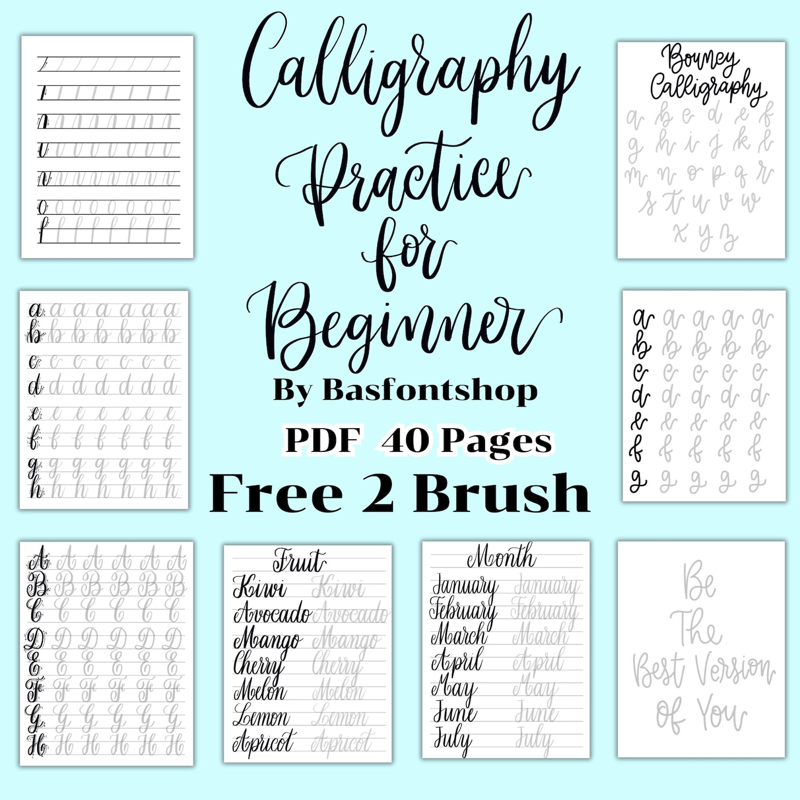 Calligraphy Practice for Beginner,calligraphy Workbook,trace Worksheet ...