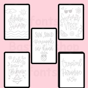 Summer Trace Doodle Art Workbook,trace Doodle Art,summer Coloring Book ...