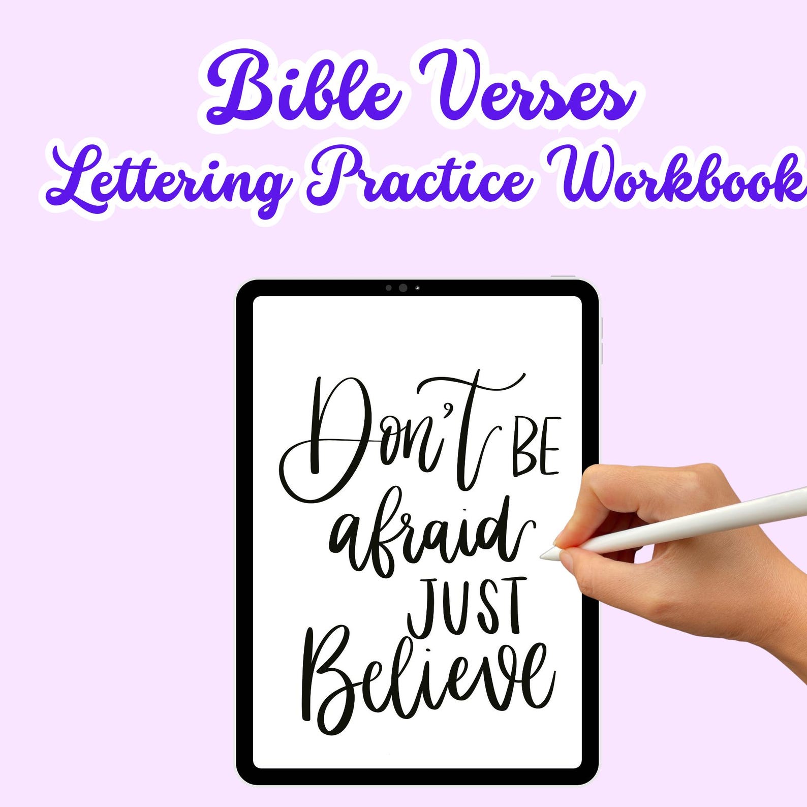 Bible Verse Lettering Practice Workbook,lettering Practice,ipad ...