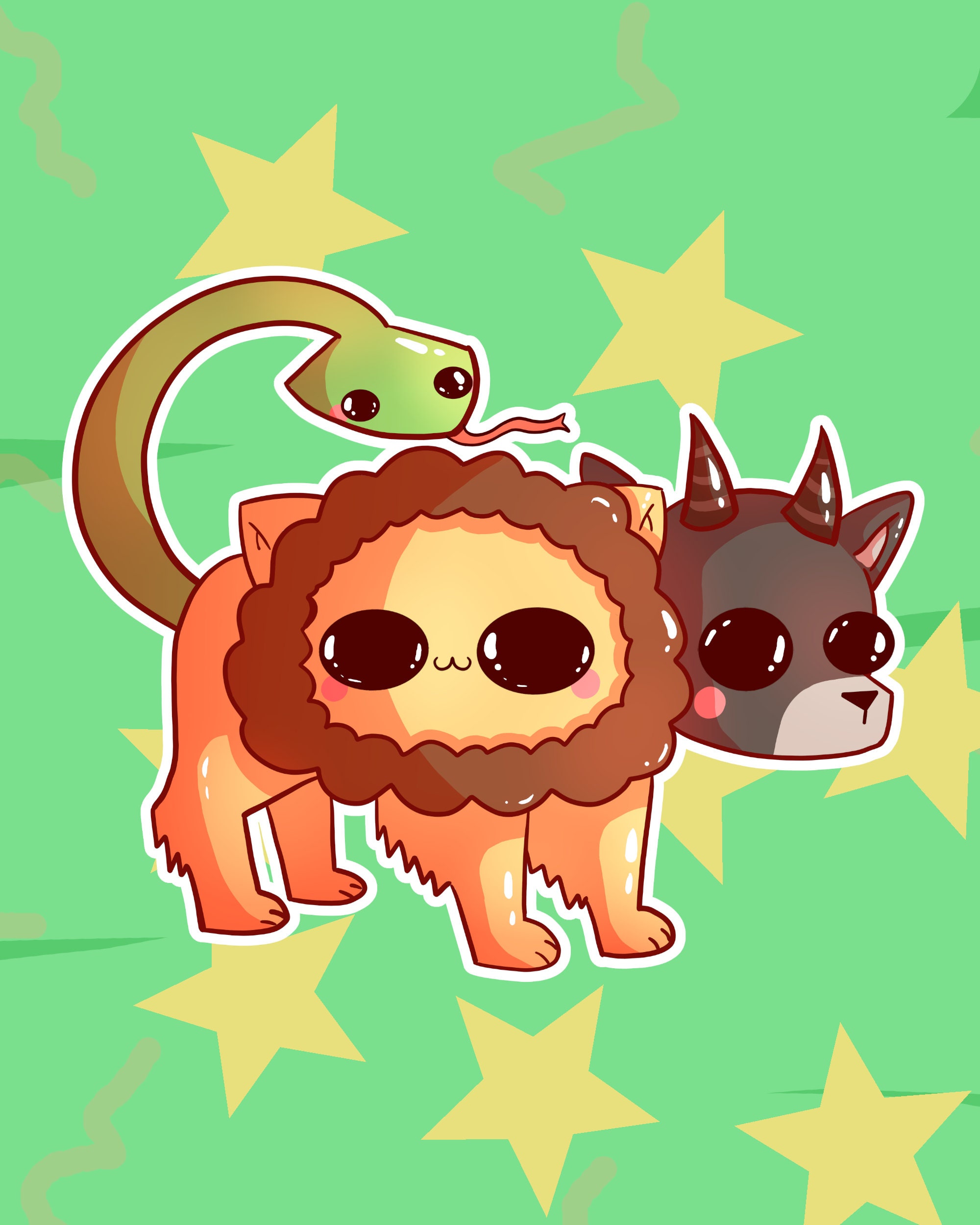 Chimera Mythology Drawing