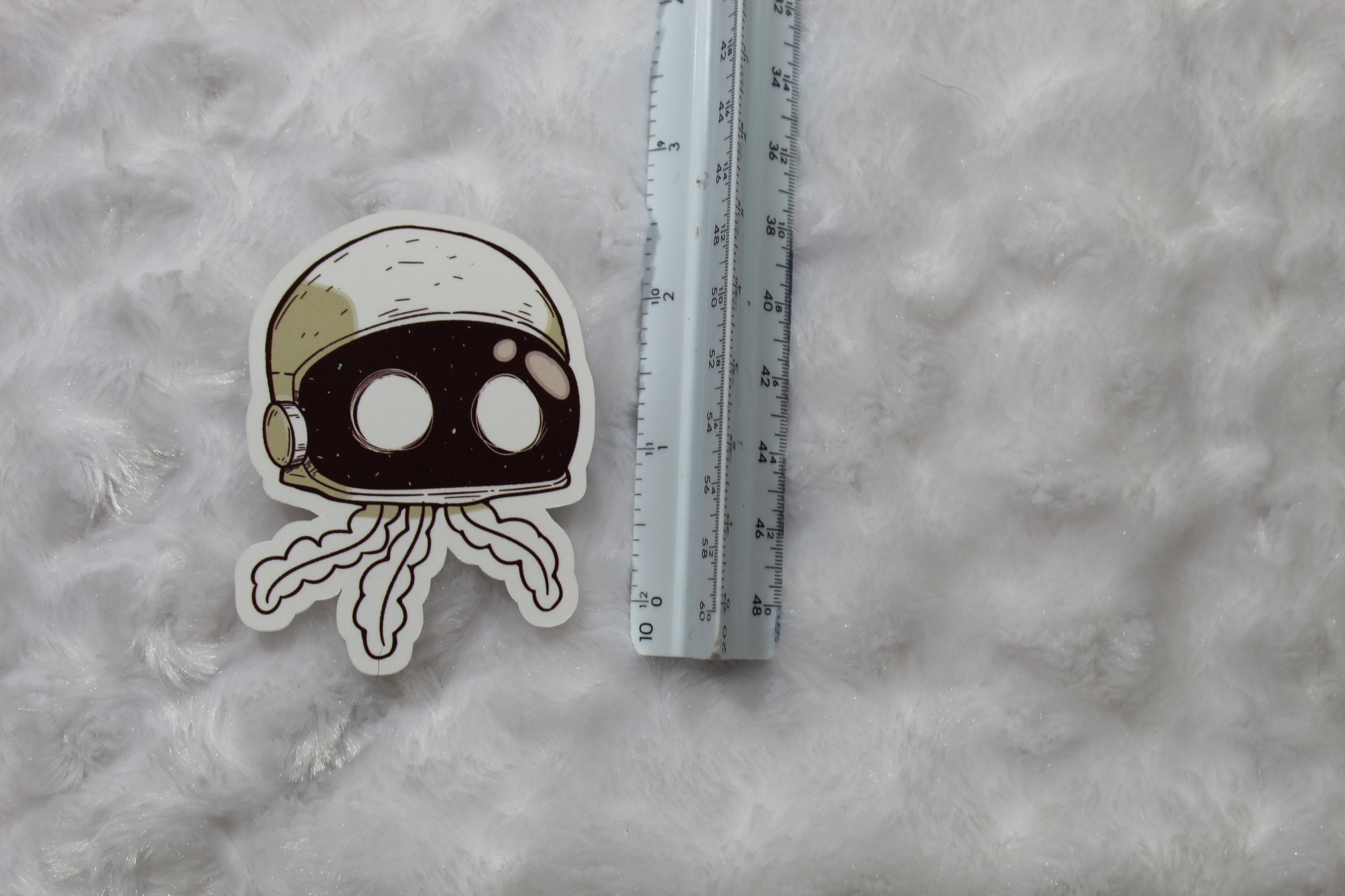 Inkling Soul Eater in an Astronaut Suit Creepy Cute Entity Goth Sticker ...