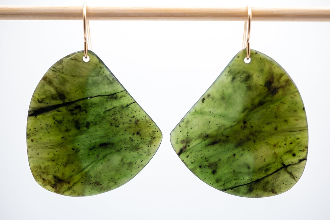 Handmade Northern California Jade Earrings - Etsy