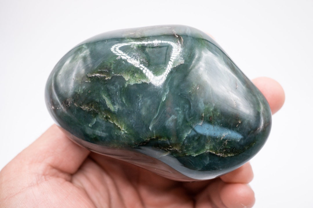 Gloss Polished Big Sur Blue Jade Stone - Etsy