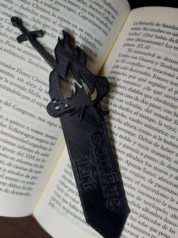Bookmark Dark Souls Bonfire Lit - Etsy