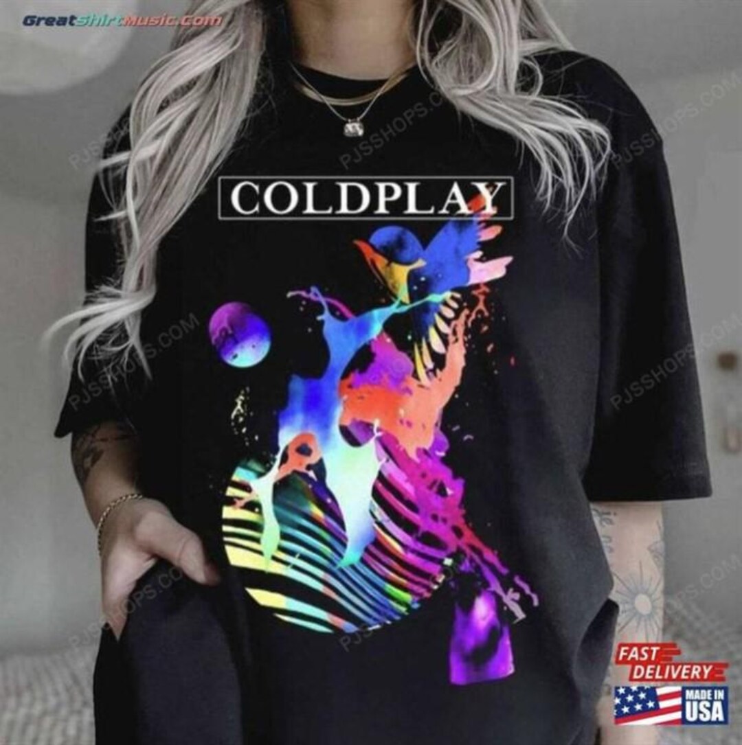 Coldplay Tour 2025 Sweatshirt Retro 90s Full of Dreams Band Shirt - Etsy