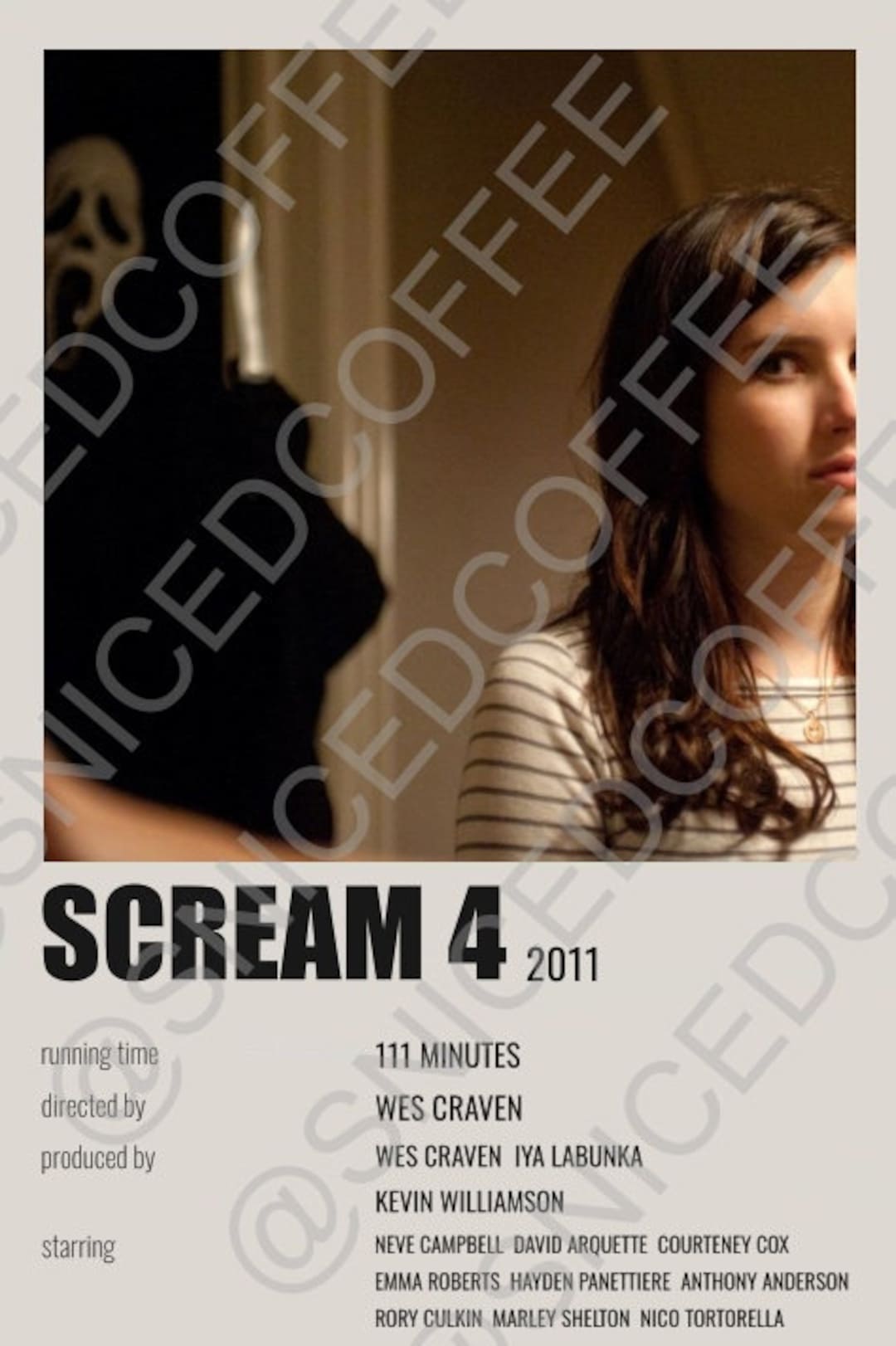 Scream 4 Movie Poster- Digital Print - Etsy