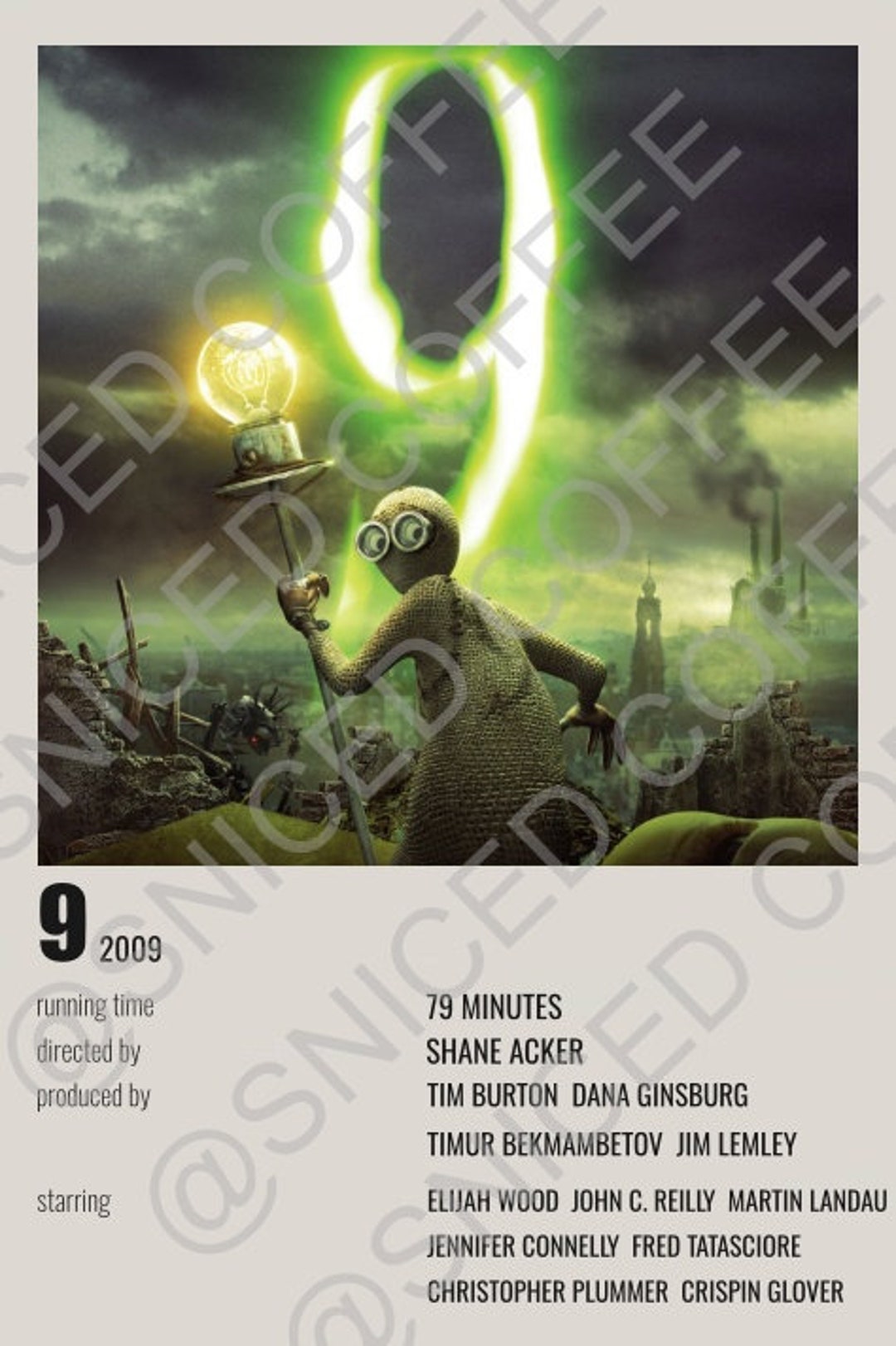 9 Movie Poster- Digital Print - Etsy