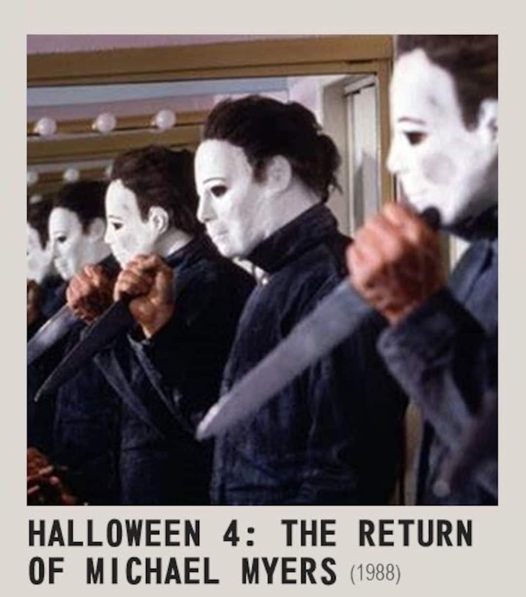 HALLOWEEN 4 Movie Poster - Etsy